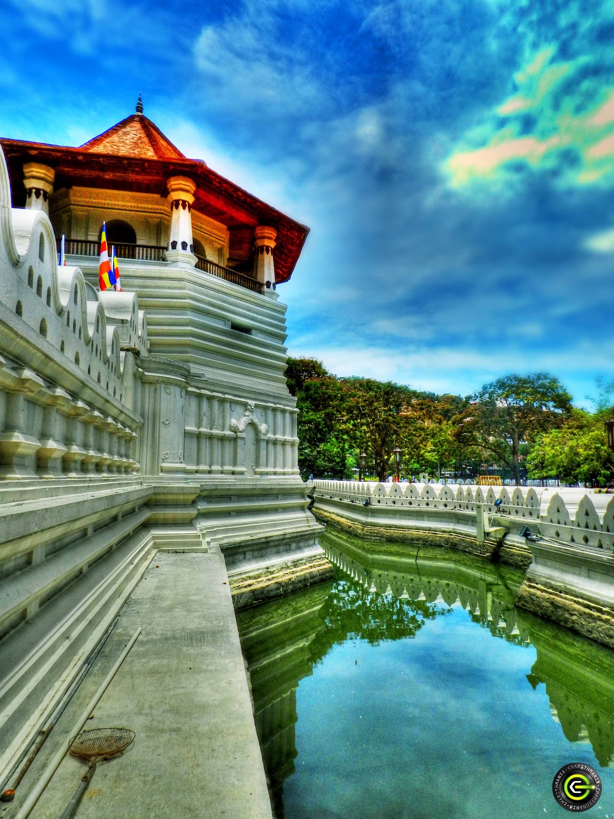 CharithMania: Making of I ♥ Kandy Banner